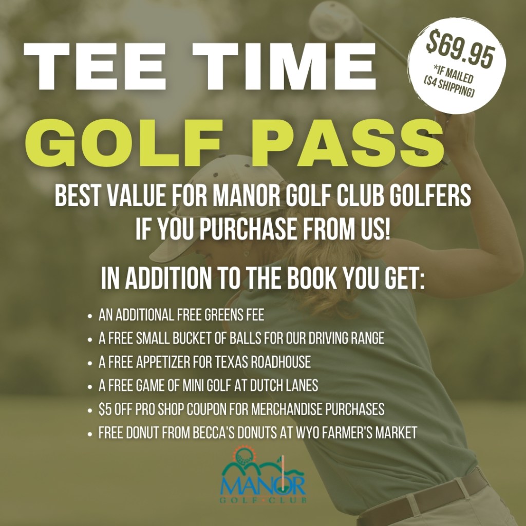 2026 Tee Time Golf Pass - Manor Golf Club